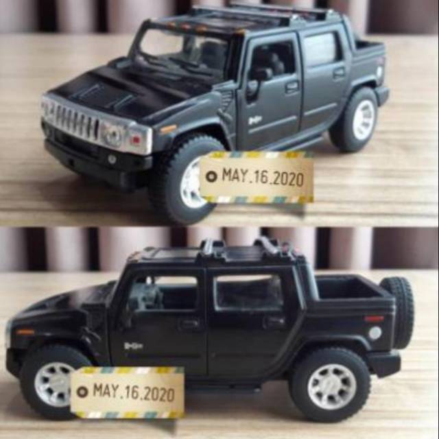 Jual KINSMART HUMMER H2 SUT 2005 BLACK SKALA 1/40 | Shopee Indonesia