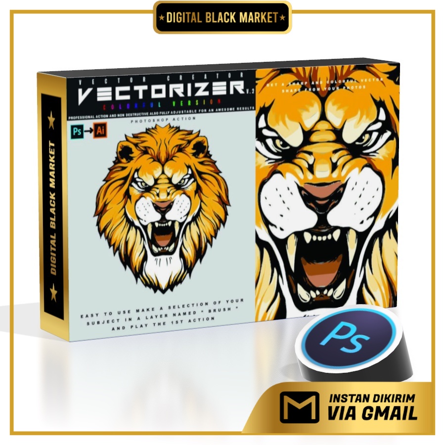 Jual ID465331 - Vectorizer V.2 (Colorful Version) Photoshop Action ...
