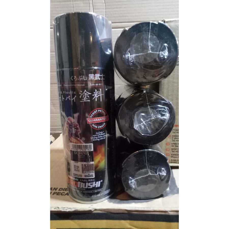 Jual cat semprot samurai pilok pilox samurai epoxy poxy uch 210 surfacer grey 400ml | Shopee ...