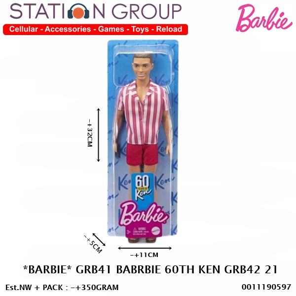 Jual BARBIE GRB41 BABRBIE 60TH KEN GRB42 21 | Shopee Indonesia