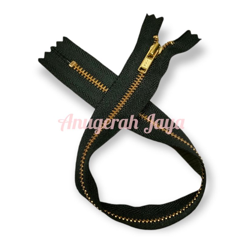 Jual Resleting Besi YKK MGC 36 Hitam Panjang 12 inch / 30 cm | Shopee Indonesia