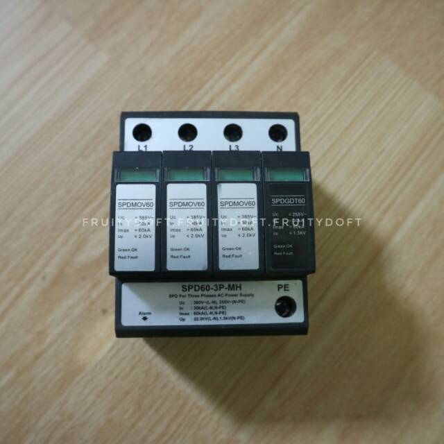 Jual Arrester HPXIN 3 phase SET SPD60-3P-MH | Shopee Indonesia