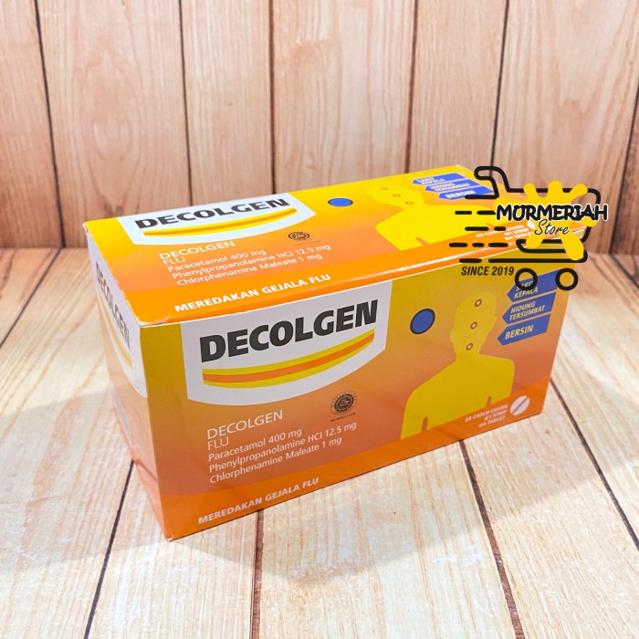 Jual DECOLGEN BOX isi 25 strip(100 tablet)-Obat Batuk Pilek & Demam ...