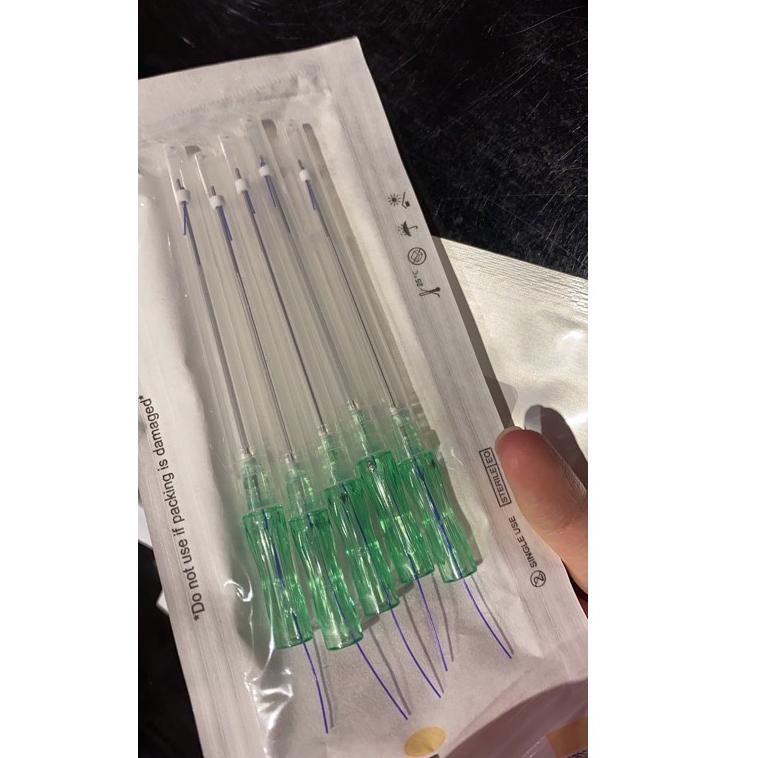 Jual [KODE 87LGE] Korea Meline Benang Alis / Fox Eye PDO V-Lifting 21G-60mm isi 5 pcs | Shopee ...