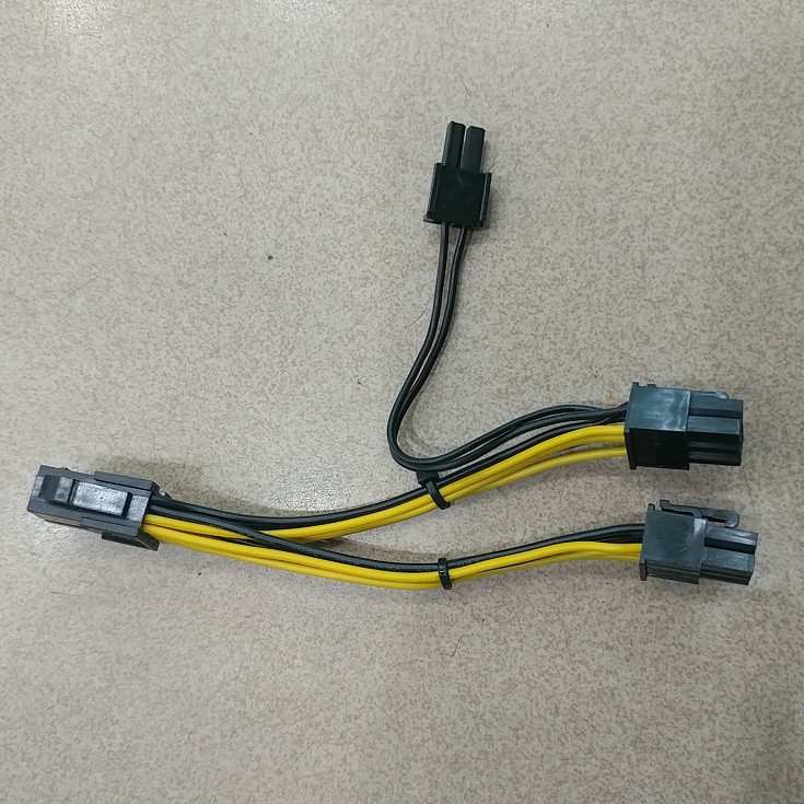 Jual Kabel Power VGA 6 Pin To Dual Pin Molex Bergaransi Female Male ...