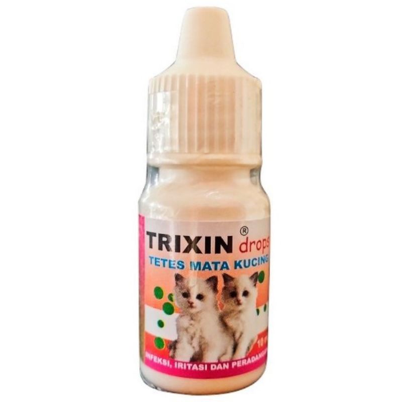 Jual TRIXIN obat tetes mata kucing obat infeksi mata kucing | Shopee ...