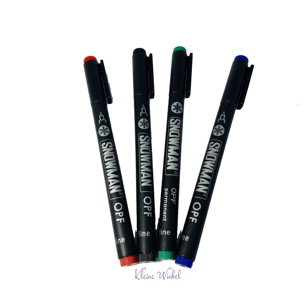 Jual Spidol OHP- Permanent Marker OPF Snowman | Shopee Indonesia