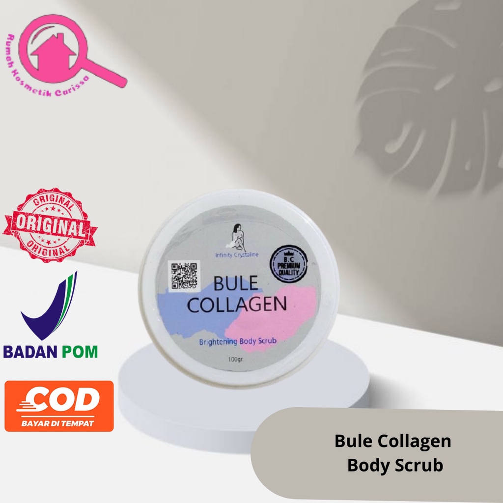 Jual Bule Collagen Body Scrub brightening /bule collagen body scrub 100 g | Shopee Indonesia