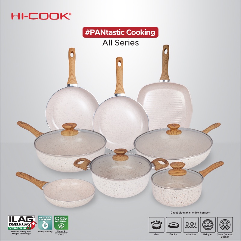 Jual Hi-Cook PANtastic Cooking Series / Pan Set Series - Set Pan Anti ...