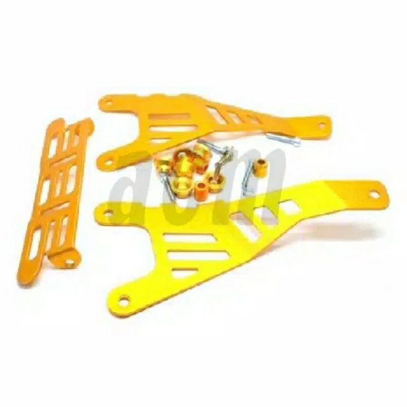Jual Variasi dudukan breket plat nomor cnc - nmax - aerox155 - Lexi 125 ...