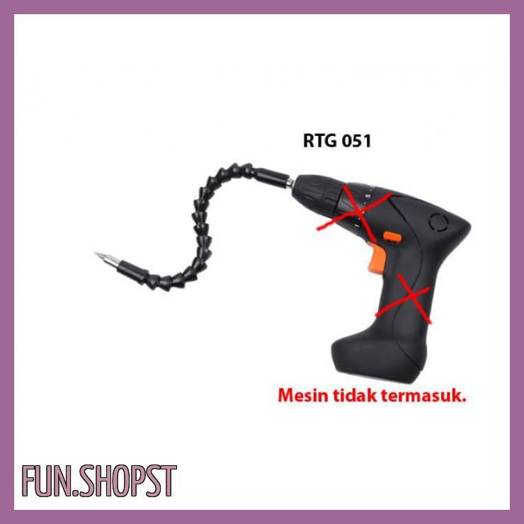 Jual FLEXIBLE FLEKSIBEL SHAFT SNAKE SCREWDRIVER 295MM DRILL BIT SCREW ...