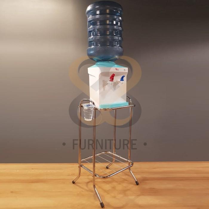 Jual RAK / RAK DISPENSER / RAK DISPENSER SUSUN 2 / MEJA GALON | Shopee ...