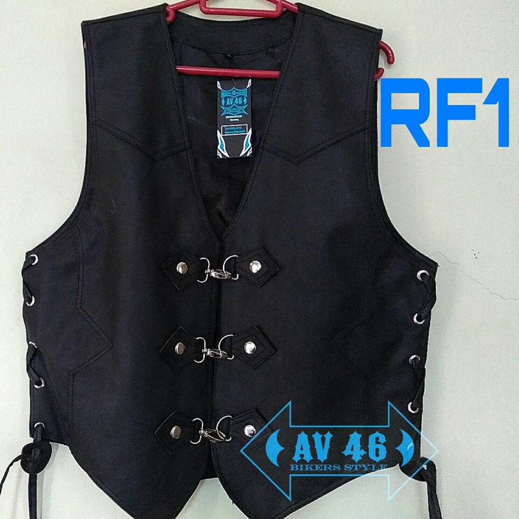 Jual Rompi Bikers RF1 / Rompi Motor/ Rompi Kulit Sintetis / Rompi Koboy ...