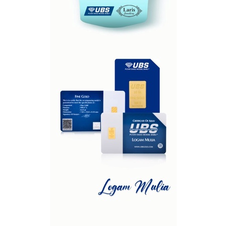 Jual Logam Mulia UBS 3gr | Shopee Indonesia