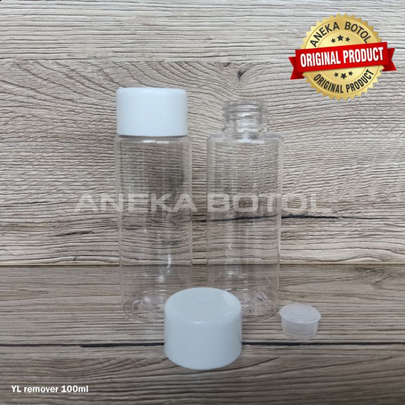 Jual BOTOL YL 100 ML BENING TUTUP ULIR PUTIH / REMOVER TONER MURAH | Shopee Indonesia