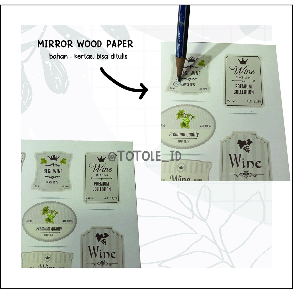 Jual Sticker Custom / Sticker Vynil / Sticker Mirror / Sticker Hologram ...