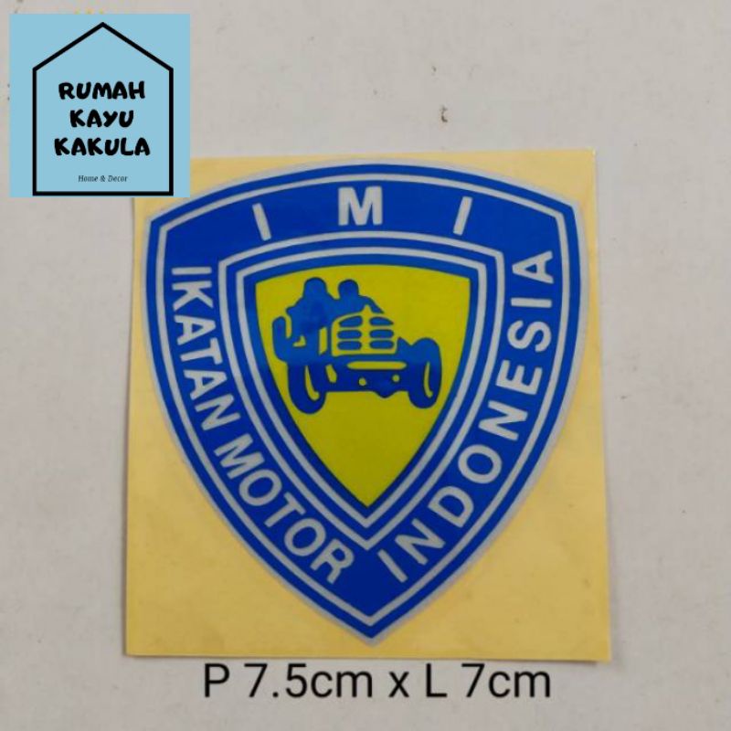Jual STICKER IMI | IKATAN MOTOR INDONESIA | CUTTING STICKER IMI ...