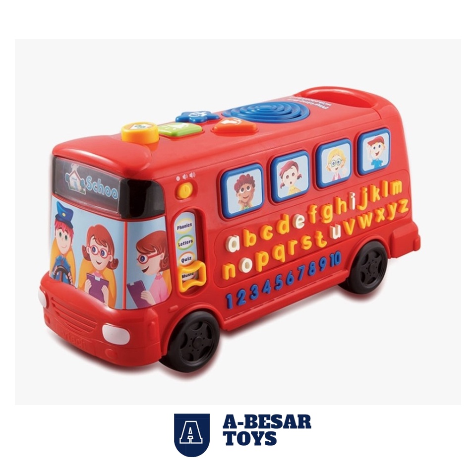 Jual Vtech Playtime Bus With Phonics - Mainan Anak V-tech Bus original ...