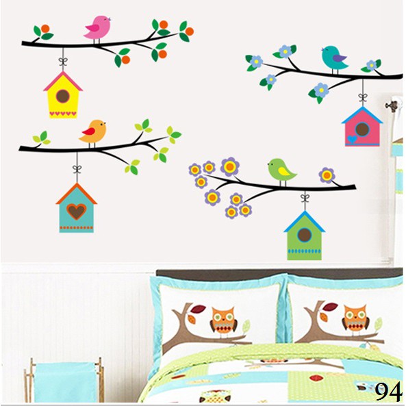 Jual Wall Stiker 94 Sangkar Burung | Shopee Indonesia