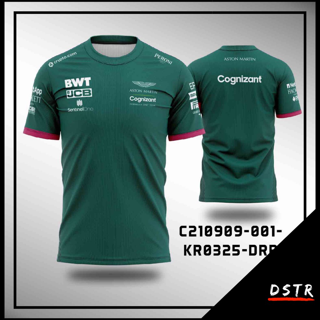 Jual Kaos Baju Jersey F1 Formula One Team Aston Martin 2021 Full Print ...