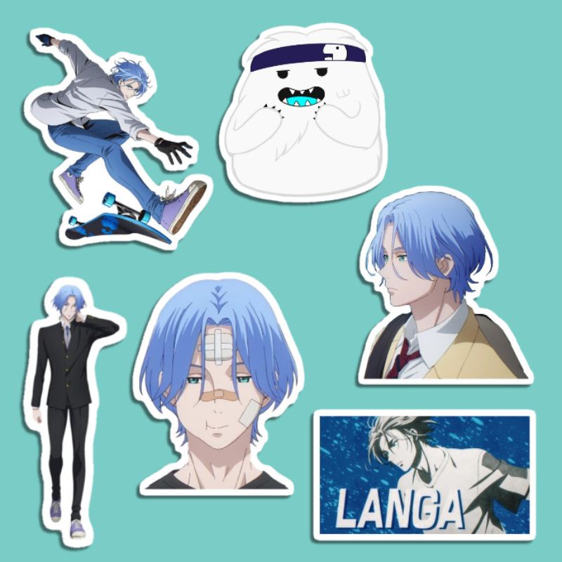 Jual Sticker Anime Sk8 the infinity Sticker sk8 reki miya chinen langa ...