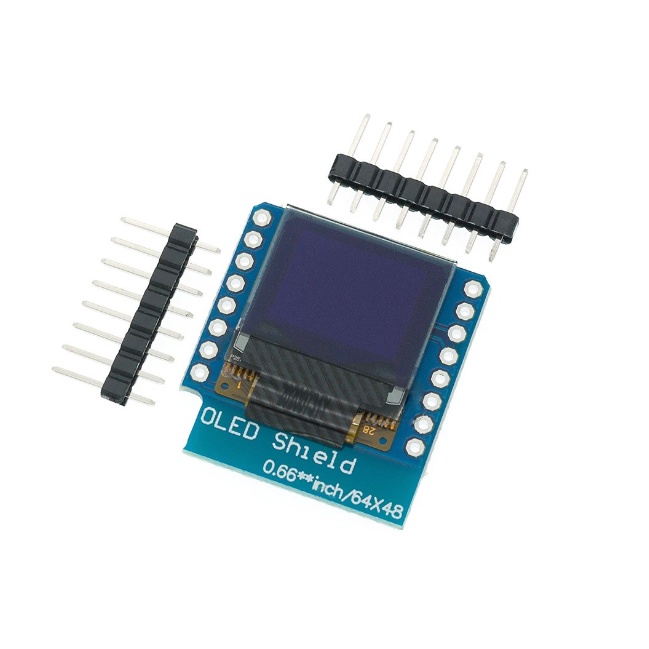 Jual Oled Shield Wemos D1 Mini 0.66 inch 64X48 IIC I2C | Shopee Indonesia