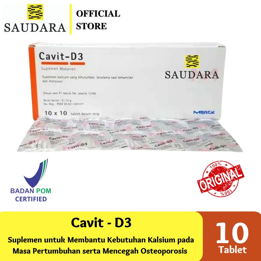 Jual Cavit D3 (10 Tablet) | Shopee Indonesia