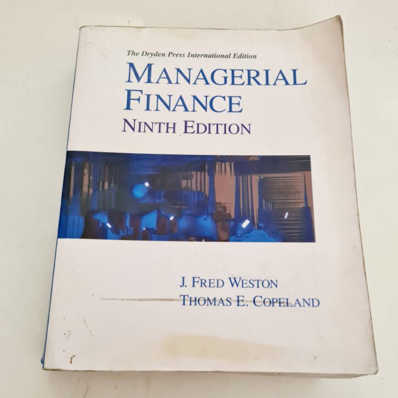 Jual Buku original MANAGERIAL FINANCE (Weston, Copeland) | Shopee Indonesia