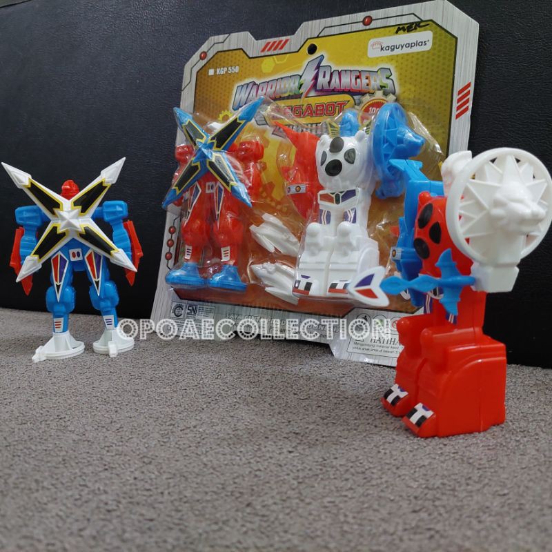 Jual mainan robot power ranger warrior rangers isi 2 robot | Shopee ...