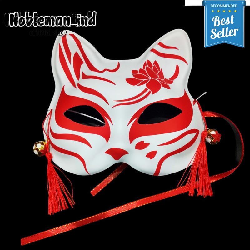 Jual Topeng JEPANG Kitsune Premium Topeng Cosplay Ninja Japanese Topeng ...