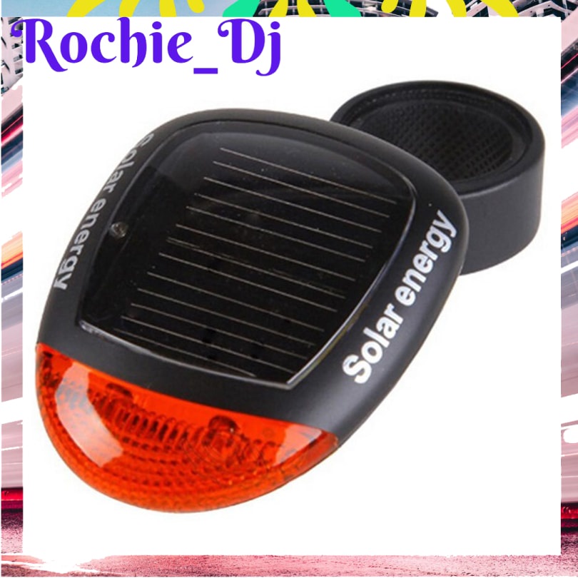Jual SOLAR BICYLE TAILLIGHT WARNING LIGHT / LAMPU RAMBU SEPEDA - 909 ...