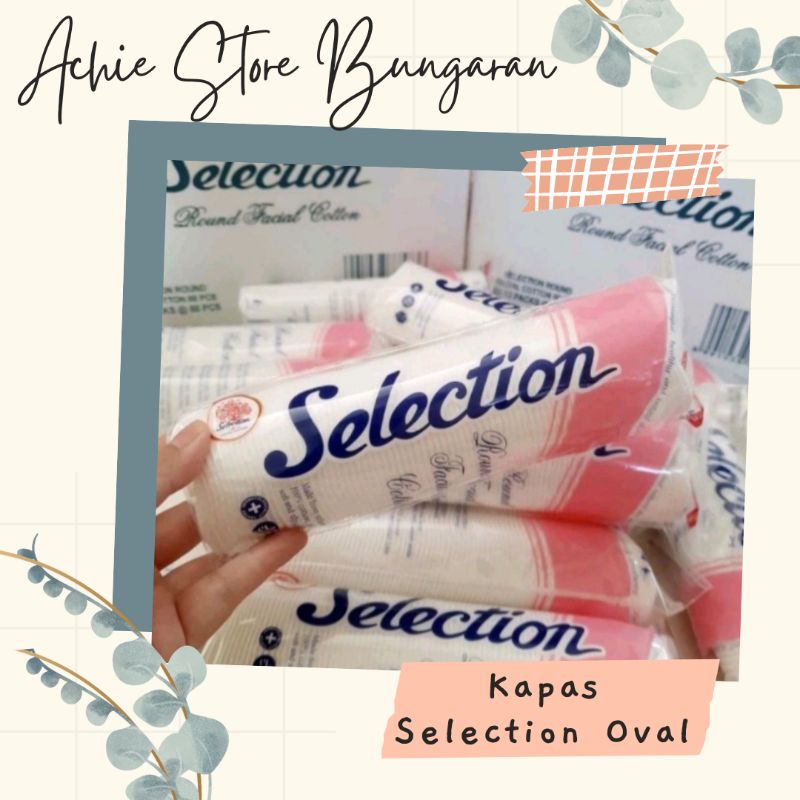 Jual Kapas Bulat / Facial Cotton / Kapas Oval / Kapas Pembersih Wajah ...