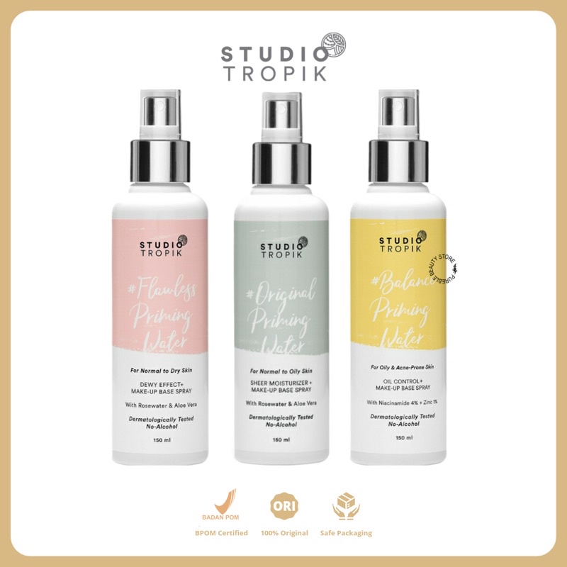 Jual STUDIO TROPIK Setting Spray Priming Water Original / Flawless / Balance / Dream Setter ...