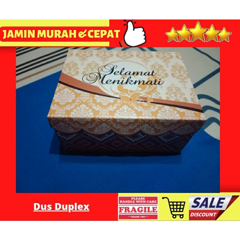 Jual DUS DUPLEX 12X14/DUS KUE / DUS BOLU/DUS SNACK / DUS PIZZA / DUS ...