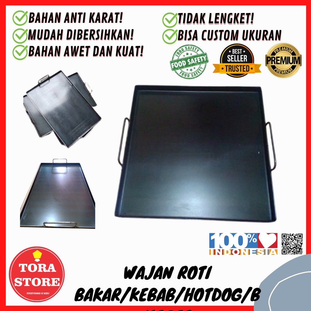 Jual WAJAN ROTI BAKAR (2MM) MARTABAK TELOR PANGGANGAN BAKARAN AYAM IKAN ...