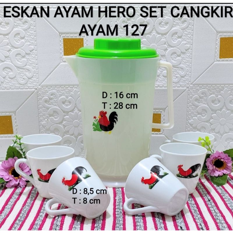 Jual Eskan Ayam Set Cangkir Plastik | Shopee Indonesia