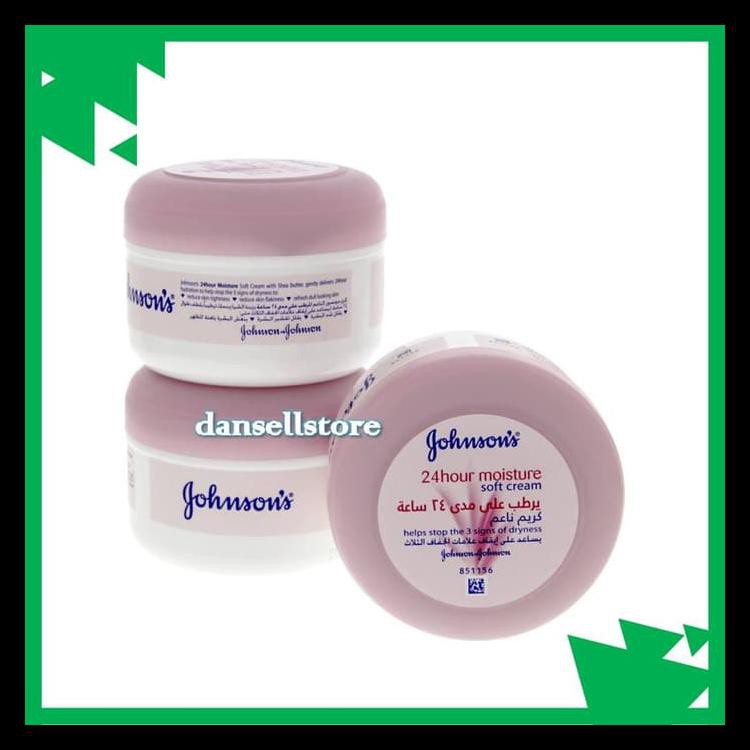 Jual JOHNSON'S 24 HOUR MOISTURE SOFT CREAM 200ML KRIM ARAB JOHNSON ...