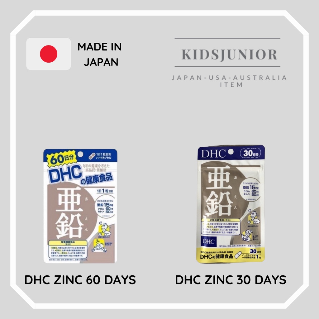 Jual DHC Zinc 30 Days Original Japan | Shopee Indonesia