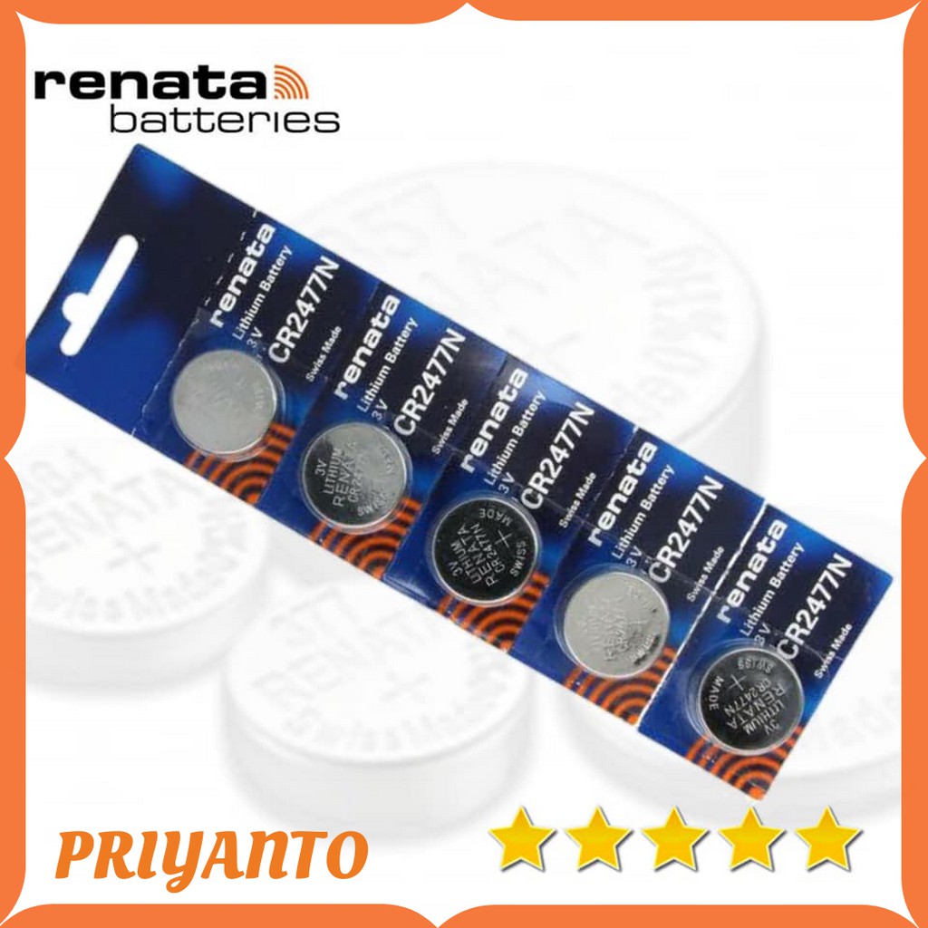 Jual Original Renata Cr-2477N Battery Battre Batrai Renata Cr 2477N ...