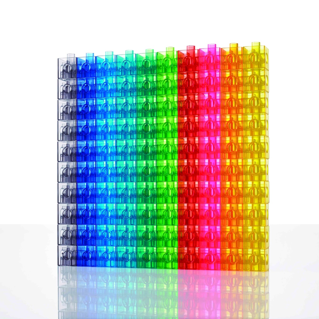 Jual edx - Translucent Linking Cubes, Mainan Edukasi Kubus Link Cube ...