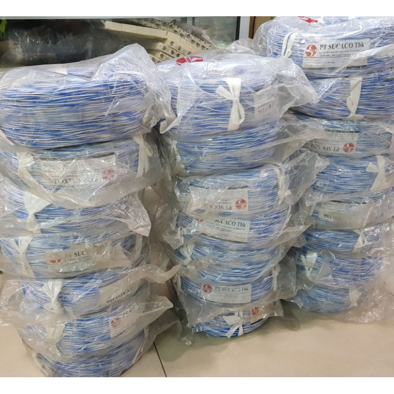 Jual Kabel jumper wire biru putih supreme 0.6mm | Shopee Indonesia