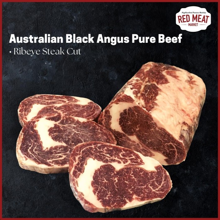 Jual Premium AUS Beef / Angus Beef Ribeye / Steak Cut / BBQ @250gr ...