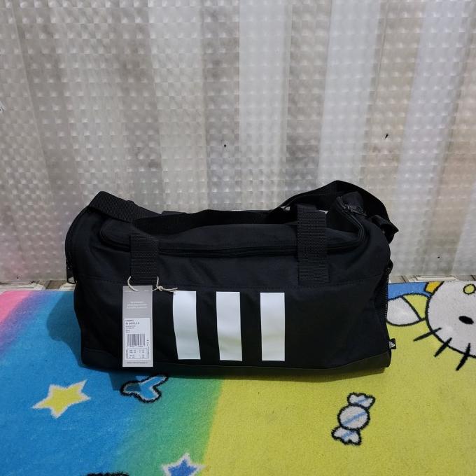 Jual Adidas original 3s duffle bag black white small bnwt | Shopee Indonesia