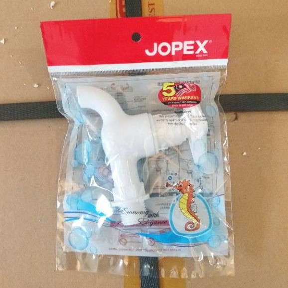 Jual Kran Tembok Jopex Plastik PVC 3/4 Inch” Putih | Shopee Indonesia