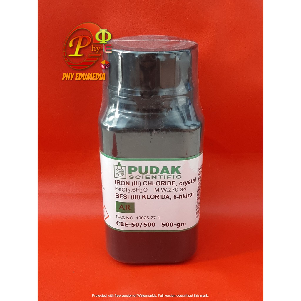 Jual Besi (III) Klorida Heksahidrat / Iron (III) Chloride / FeCl3 PUDAK ...