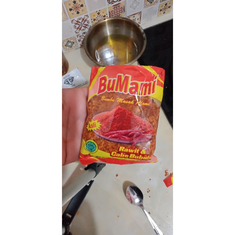 Jual 40 Gr SP2 Kasar, BuMami Cabe Bubuk (Label Merah) | Shopee Indonesia