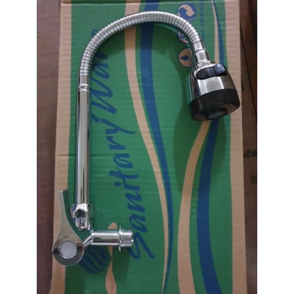 Jual Kran Angsa Flexible fleksibel kepala on off besar | Shopee Indonesia