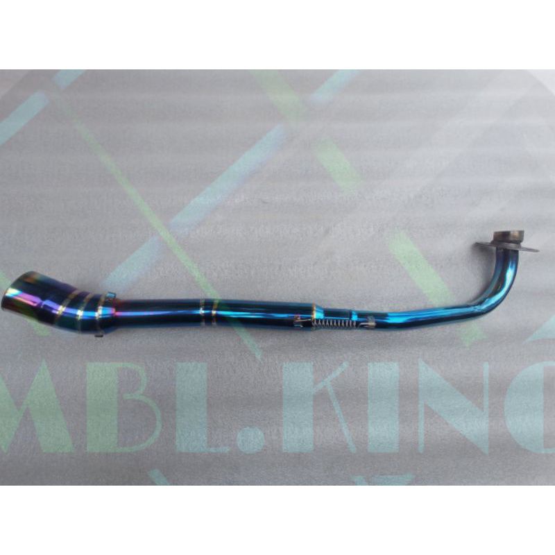 Jual leheran knalpot racing full biru untuk motor Supra Shogun smash Vega c70 Ki grend | Shopee ...