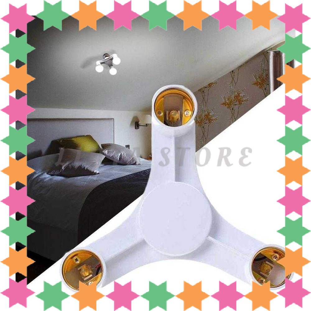 Jual [ TERBARU ] AIMENGTE Fitting E27 Cabang 3 Lampu Bohlam Studio - EEE3342A | Shopee Indonesia