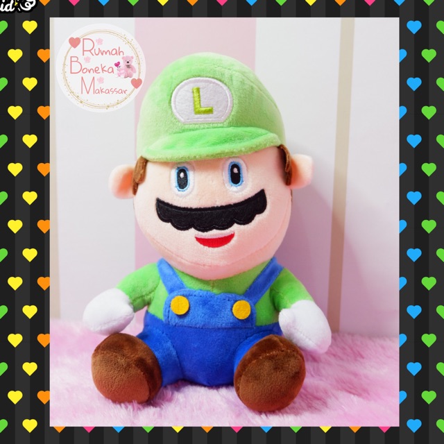 Jual Boneka mario bross / mario bross / luigi / sega / boneka luigi ...